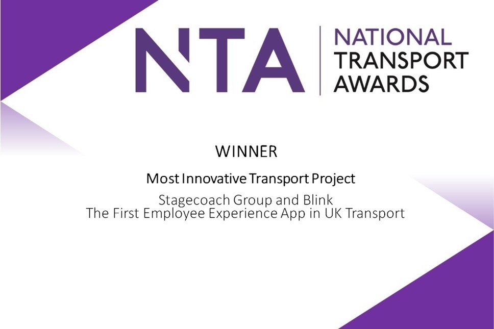 6. Most Innovative Transport Project | Stagecoach Group News for Media ...