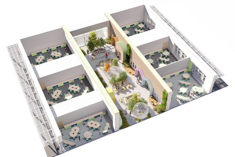 Ysgol Gynradd Gymraeg Rhosafan in NPT artist impression | Welsh ...