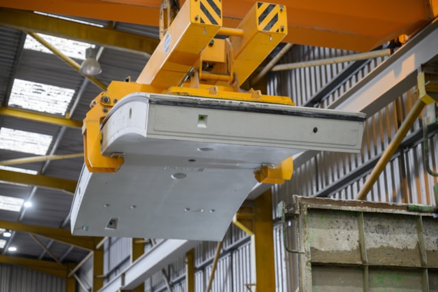 HS2 tunnel segment casting complete at PACADAR UK Isle of Grain factory-9