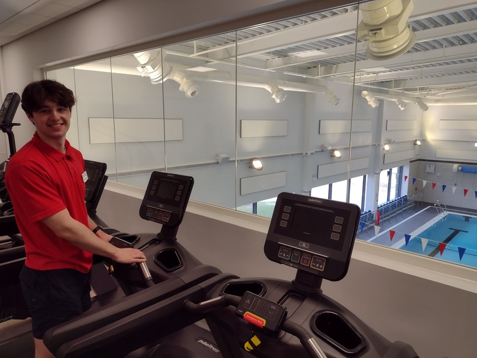 Gym and view of pool | Moray Council News