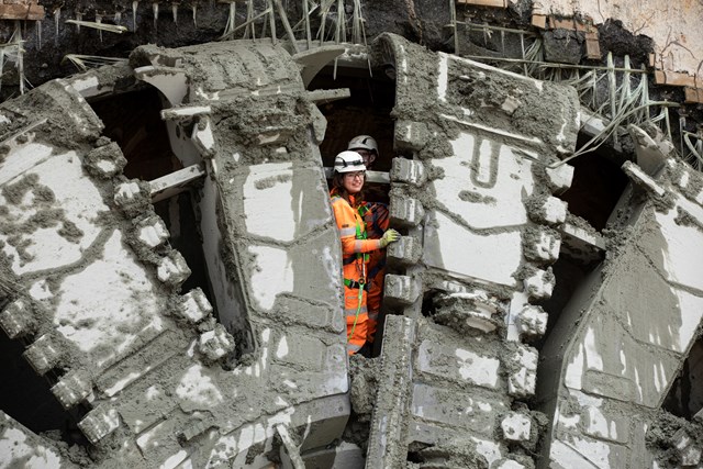 TBM engineer Karine Ben Kemoun looks out of Florence after the Chiltern ...