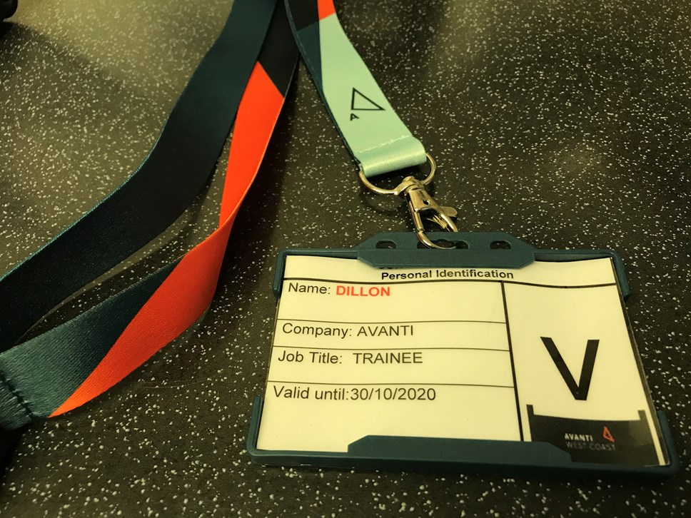 Dillon - Avanti West Coast name badge | Avanti West Coast News