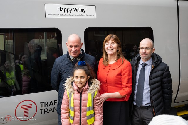 First new TfW train named ‘Happy Valley’