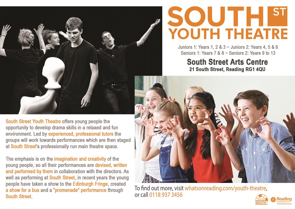 SST Youth Theatre ad | Reading Borough Council News