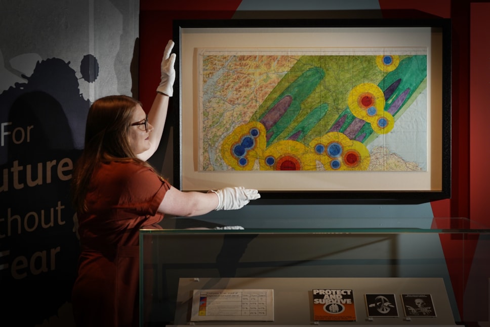 1. Cold War Researcher Sarah Harper puts the finishing touches to Cold ...