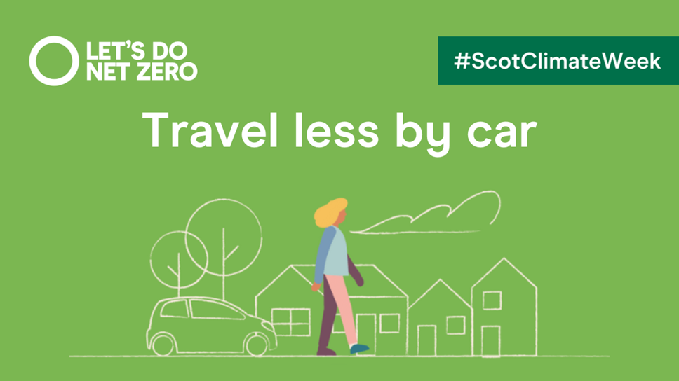 Social asset - Travel less by car - 1200x675 - Climate Week | Scottish ...