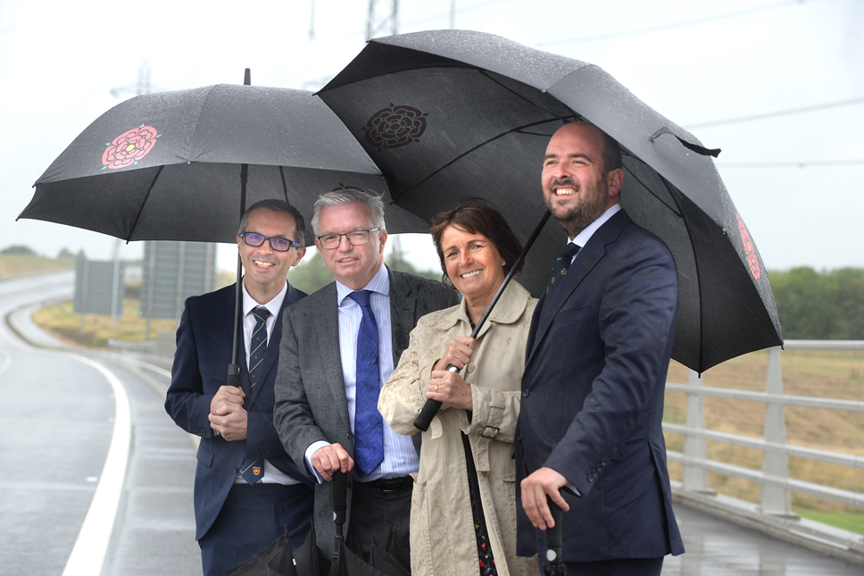 CC Aidy Riggott, Mark Menzies MP, CC Philippa Williamson, and Richard ...