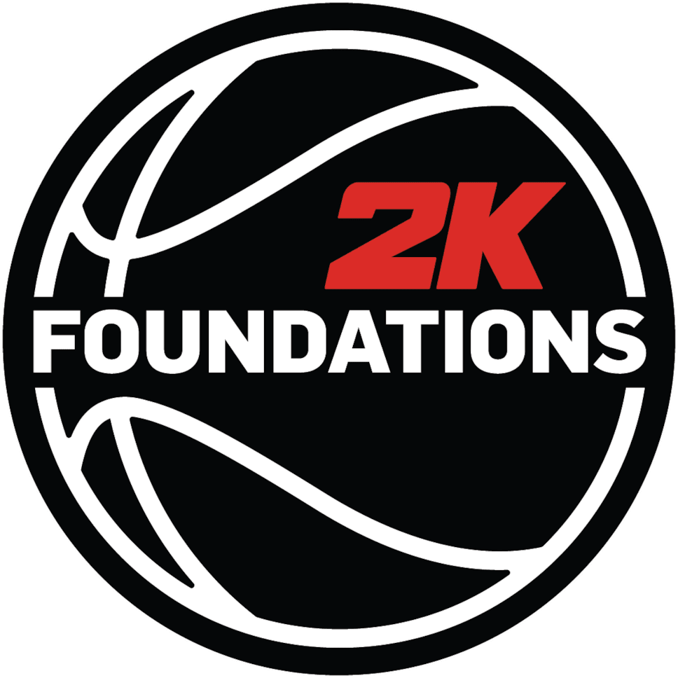 2K Foundations Logo Color Sticker Black