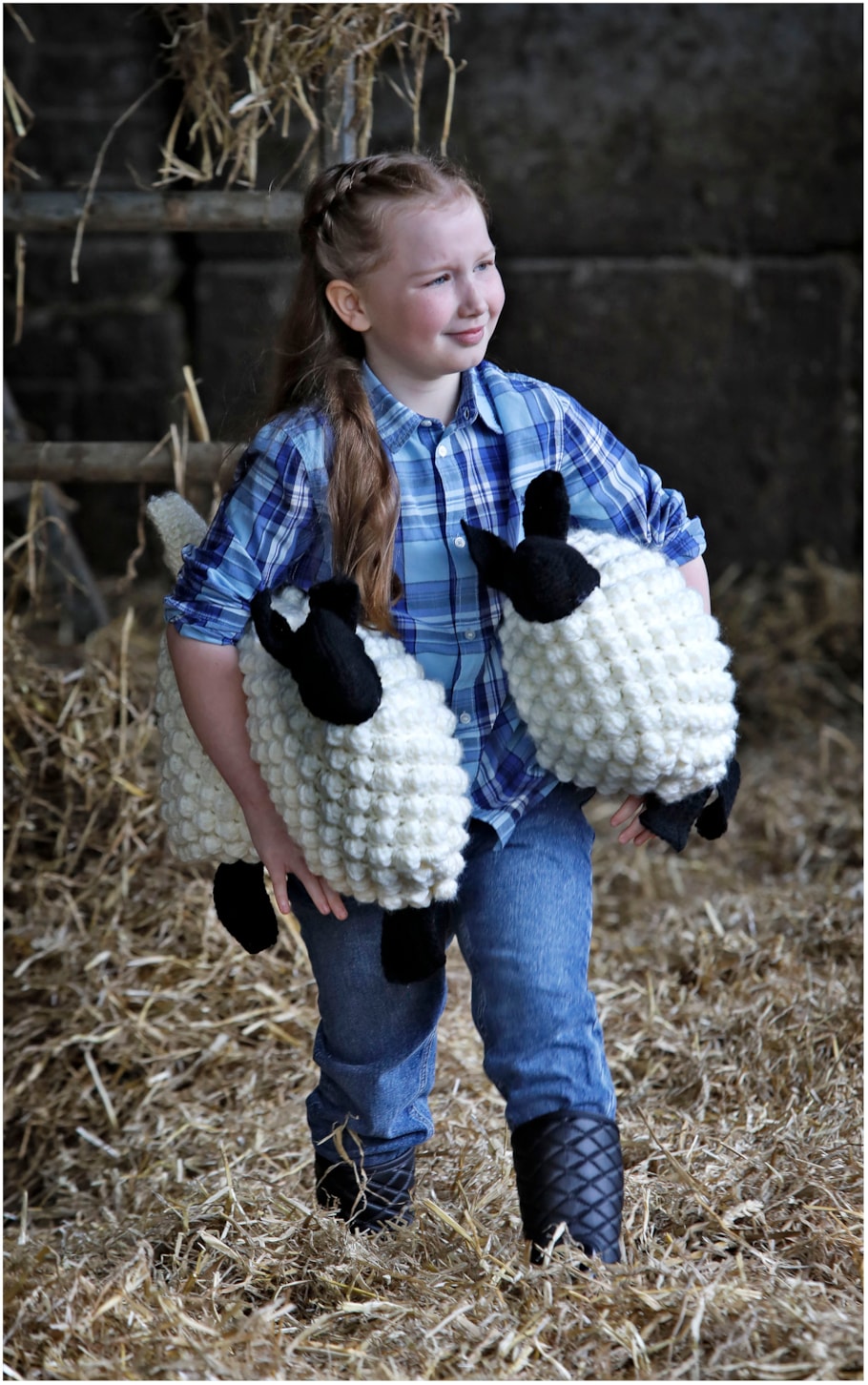 Beth Strange (aged 7) at the National Museum of Rural Life ahead of ...
