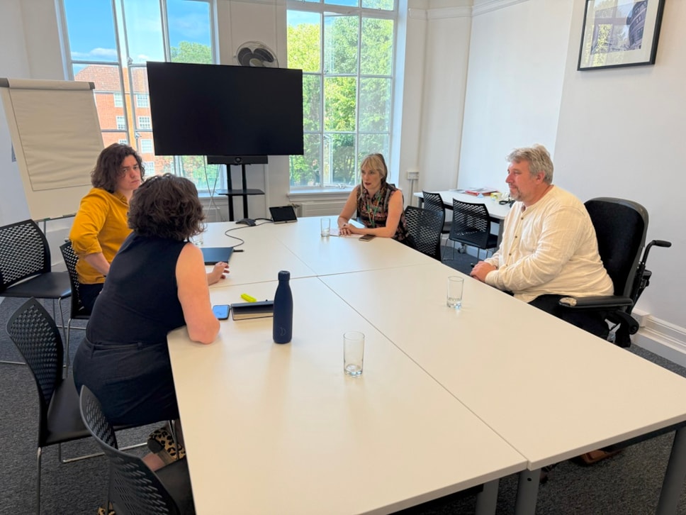 Councillors and Phil Stevens from Disability Action Islington discuss ...