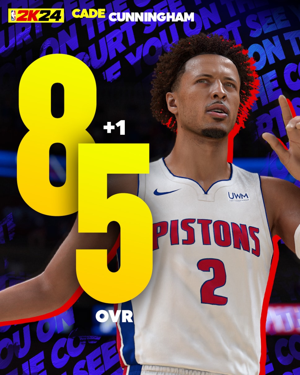 NBA 2K24 Ratings Update 7 Cade Cunningham | 2K Newsroom