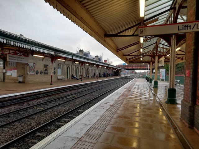 Works underway to improve Wrexham General station