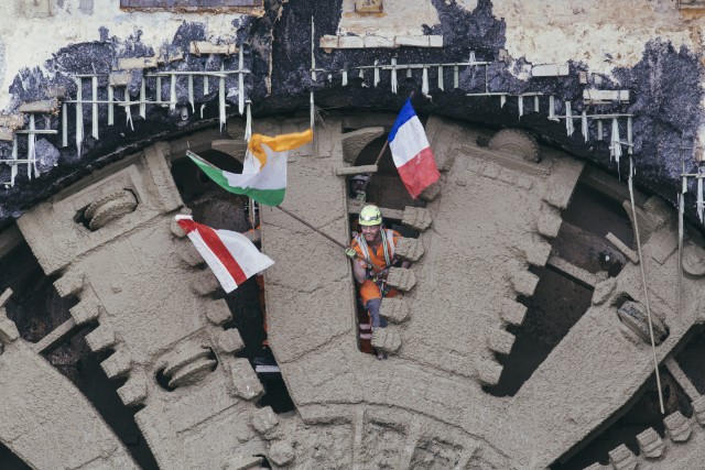 240321 HS2 Chiltern tunnel TBM Cecilia Breakthrough 617