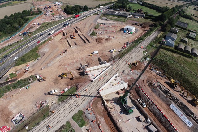 HS2 Streethay overbridge works complete ahead of South Staffordshire ...