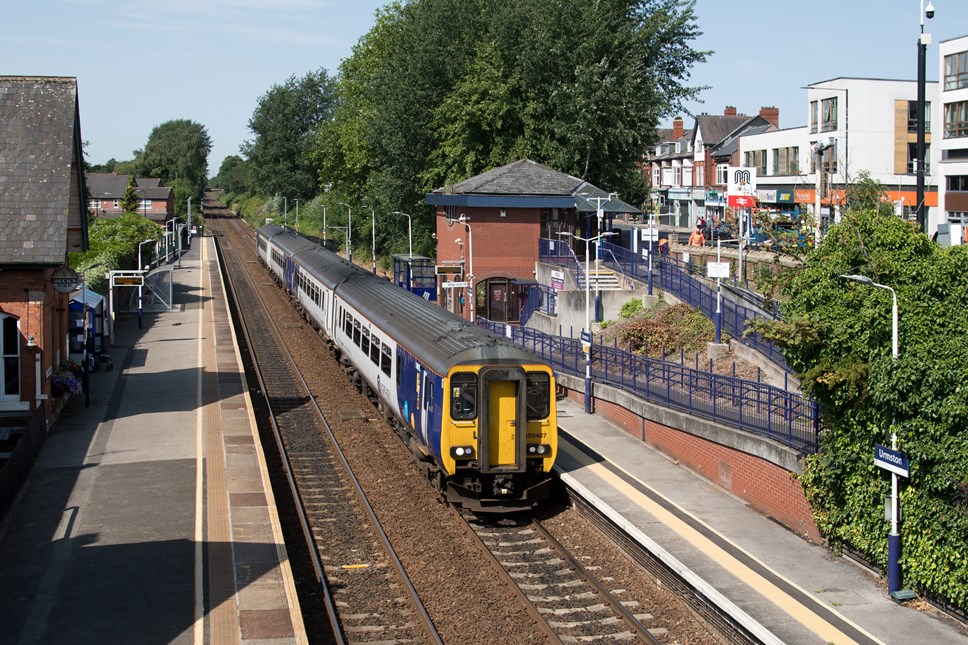 This image shows Urmston Station | Northern News