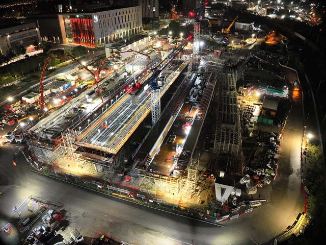 New images show huge progress on HS2’s first viaduct in Birmingham