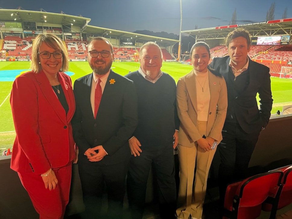 Jack Sargeant with FAW | Welsh Government News