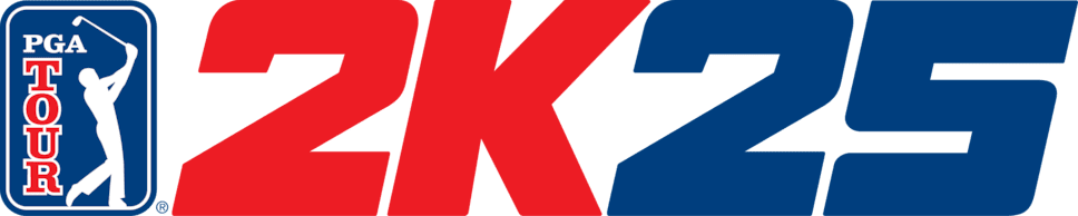 PGA TOUR 2K25 Logo Red and Blue | 2K News
