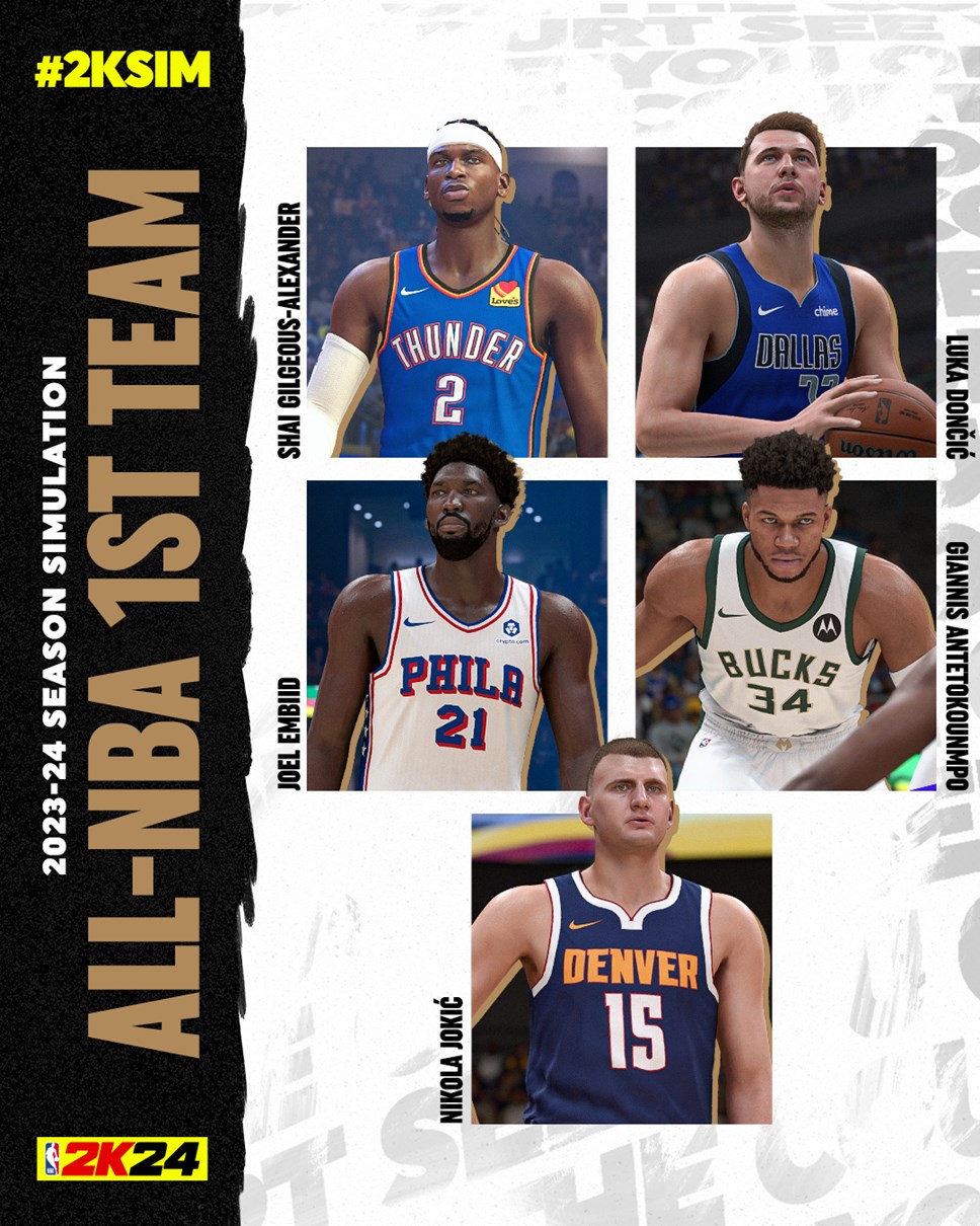 NBA 2K24 Sim All-NBA 1 | 2K Newsroom