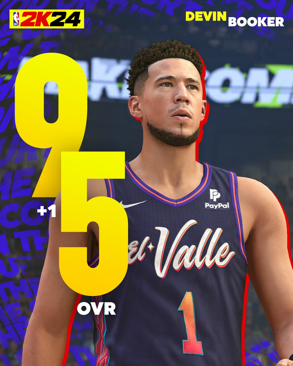 NBA 2K24 Ratings Update 2 Devin Booker | 2K Newsroom