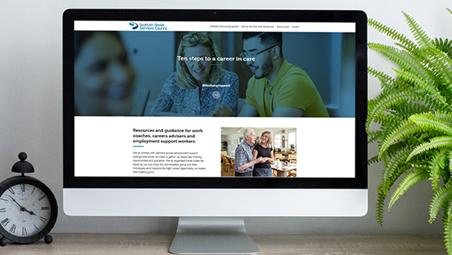 New look to our dedicated careers in care website