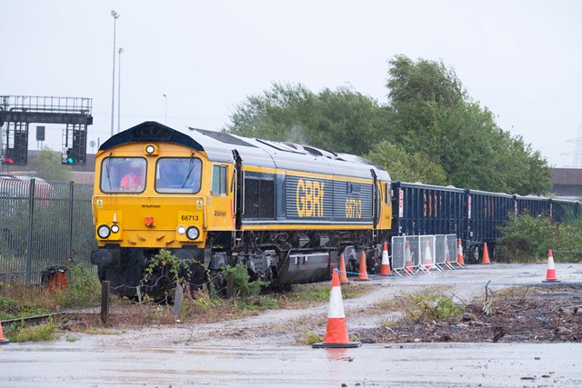 HS2's first rail freight delivery arrives at Washwood Heath 25 August 2020