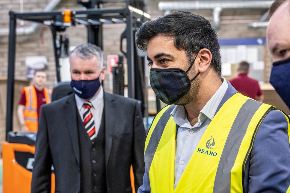 Graham Mercer - Rearo MD, Humza Yousaf | Scottish Enterprise Newsroom