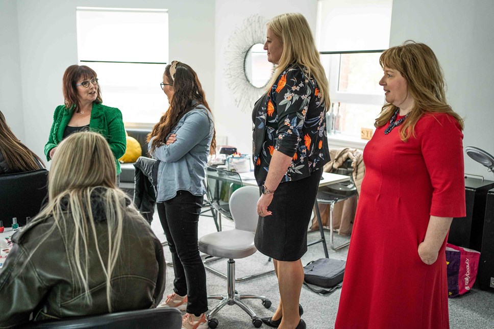 Gillian Hamilton with Linda McAulay-Griffiths and Cllr Elaine Cowan at ...