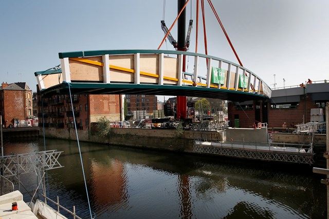 David Oluwale bridge installation