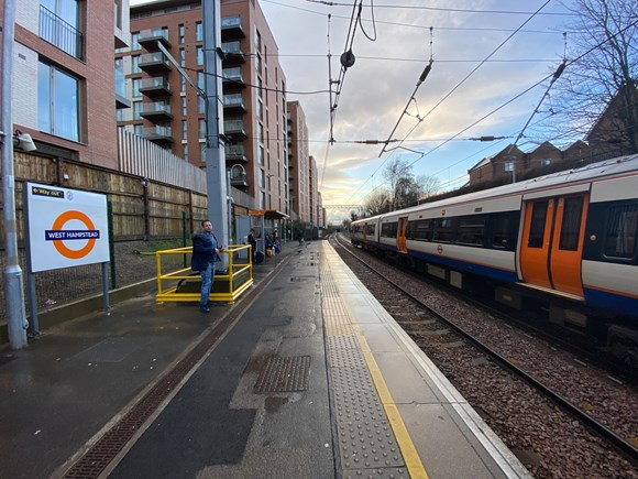 Work to improve London Overground’s West Hampstead station is complete ...