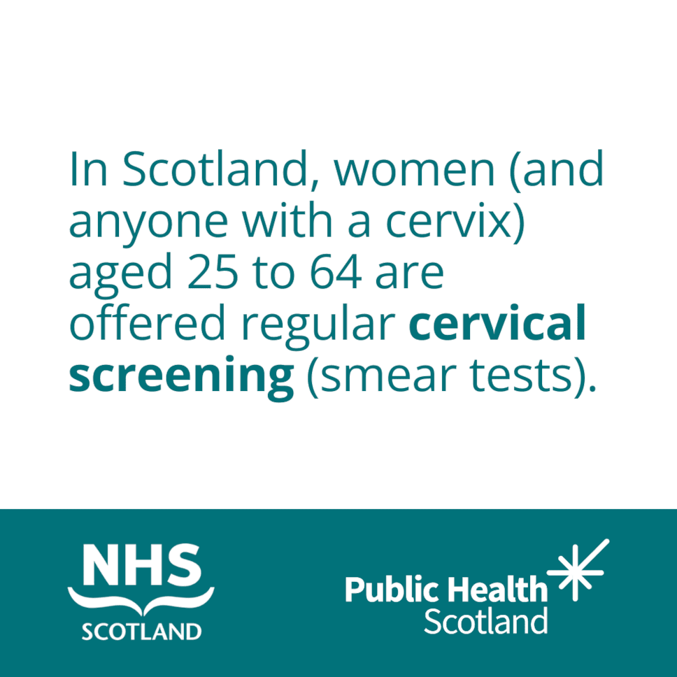 Cervical Screening Asset 1 (Static) | Public Health Scotland News