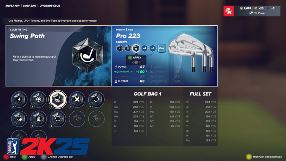 PGA TOUR 2K25 Equipment Progression | 2K Newsroom