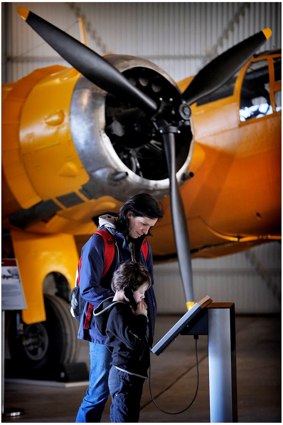 The Military Aviation Hangar at the National Museum of Flight ...