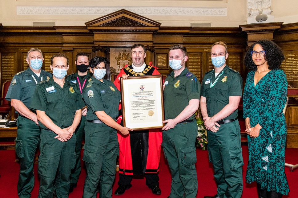 Freedom of the Borough - Islington Mayor, Cllr Comer-Schwartz and ...