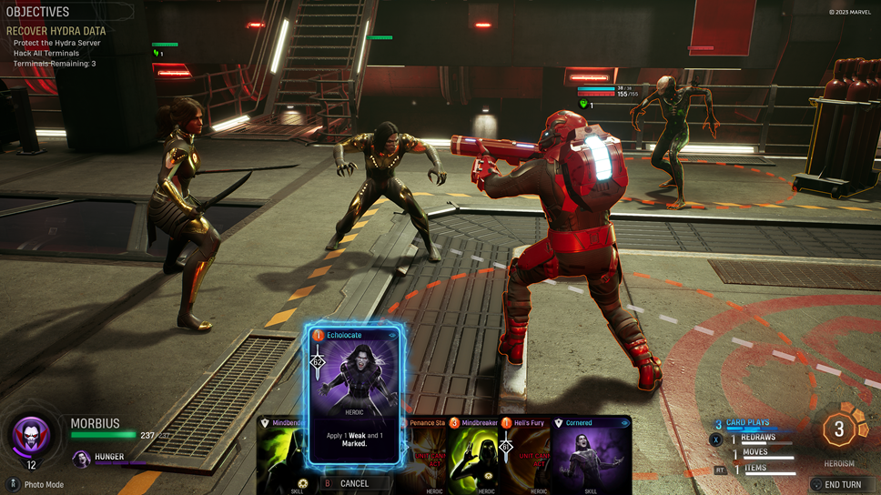 Marvel s Midnight Suns -Screenshots - Morbius in Combat | 2K News