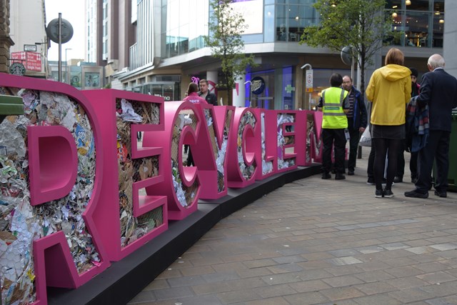 Art installation raises awareness of paper plea