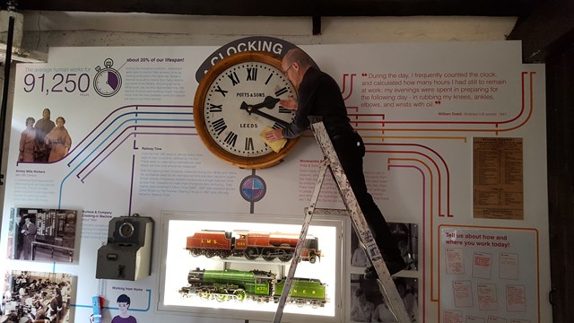 Historic seaside clock is back in time for new display