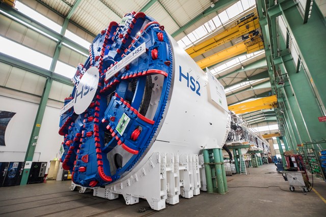 HS2 London TBM in Factory