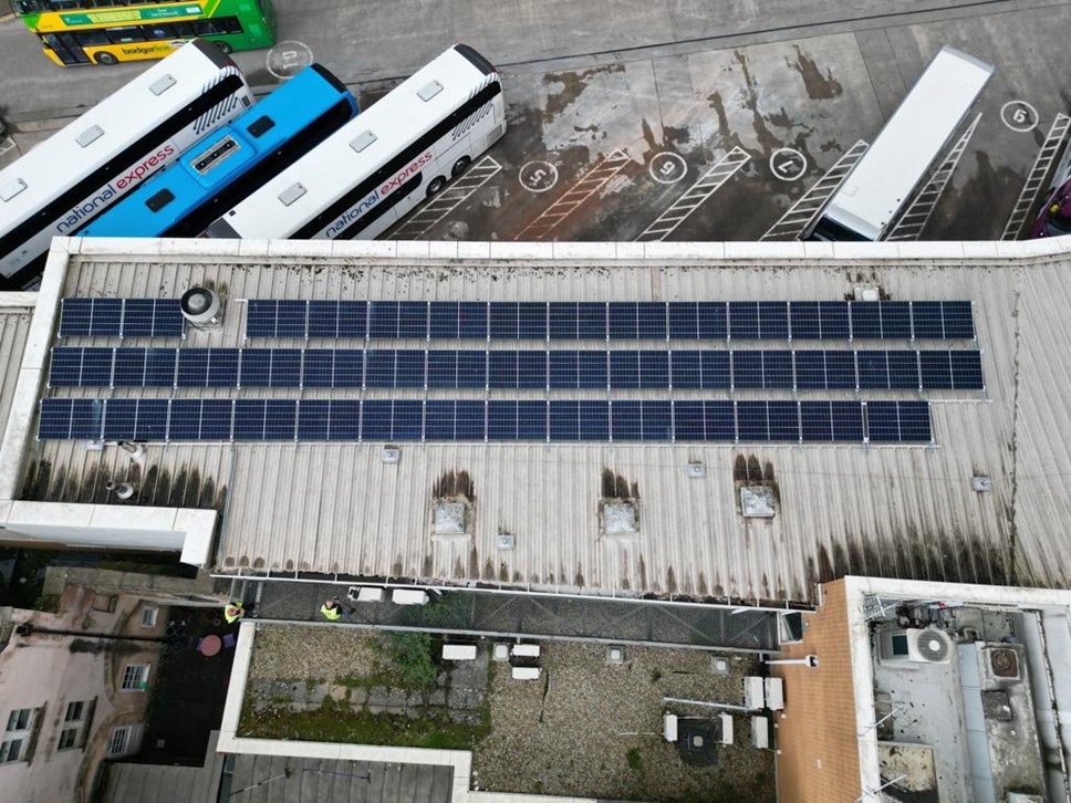 Bristol Bus Station - solar PV | First Bus UK News