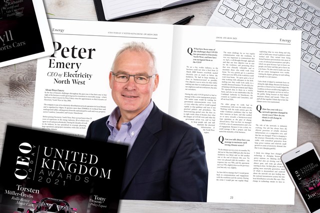 CEO Peter Emery features in CEO Today Magazine