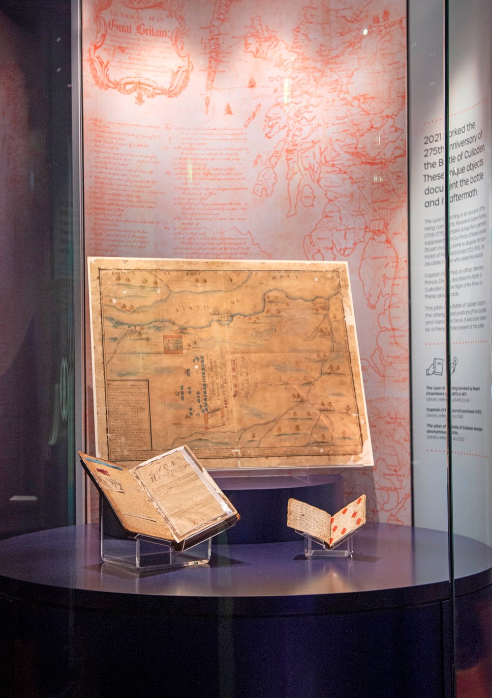 Treasures of the National Library of Scotland exhibition