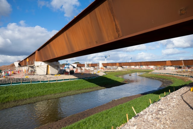River Cole Viaduct and river realignment