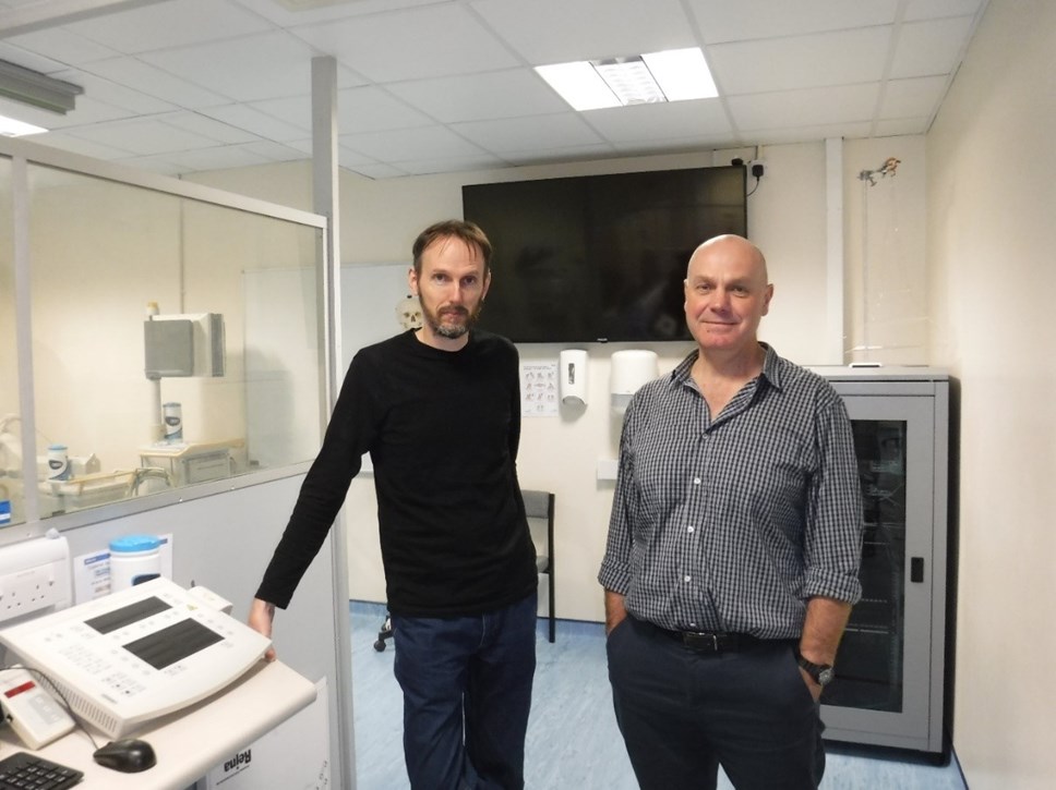 Dr Peter Phillips, left, and Associate Professor Tim Donovan ...